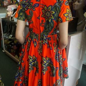 veroex | Dresses | African Ankara Women Knee Length Dress | Poshmark